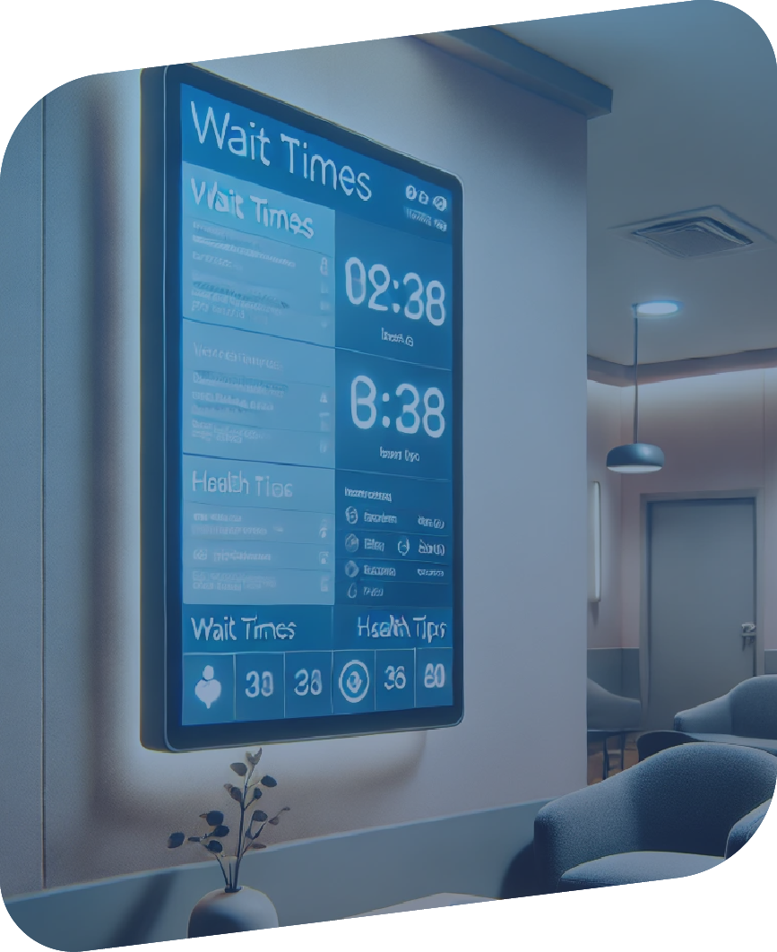 Wachtkamerschermen - Cloud Healthcare